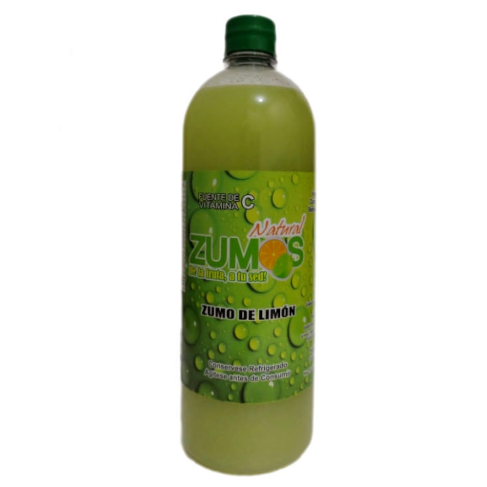 Zumo Limón Natural Zumos 1000Ml | SuperBooM